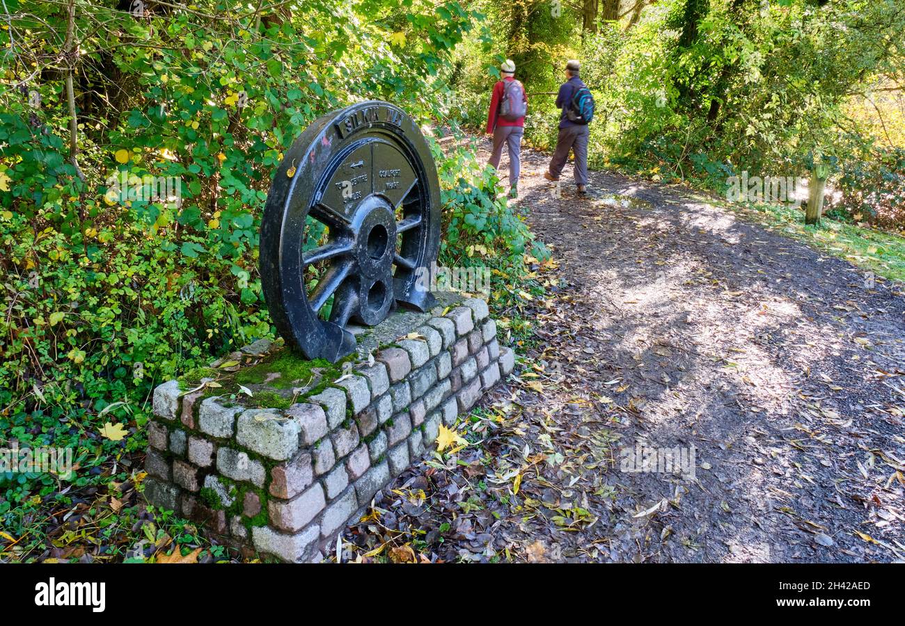 The SIlkin Way near Coalport, Ironbridge, Shropshire Stock Photo - Alamy