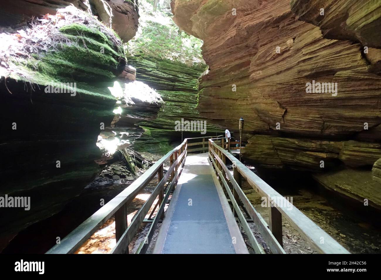 Upper river boat tour, Wisconsin Dells, Wisconsin Stock Photo - Alamy