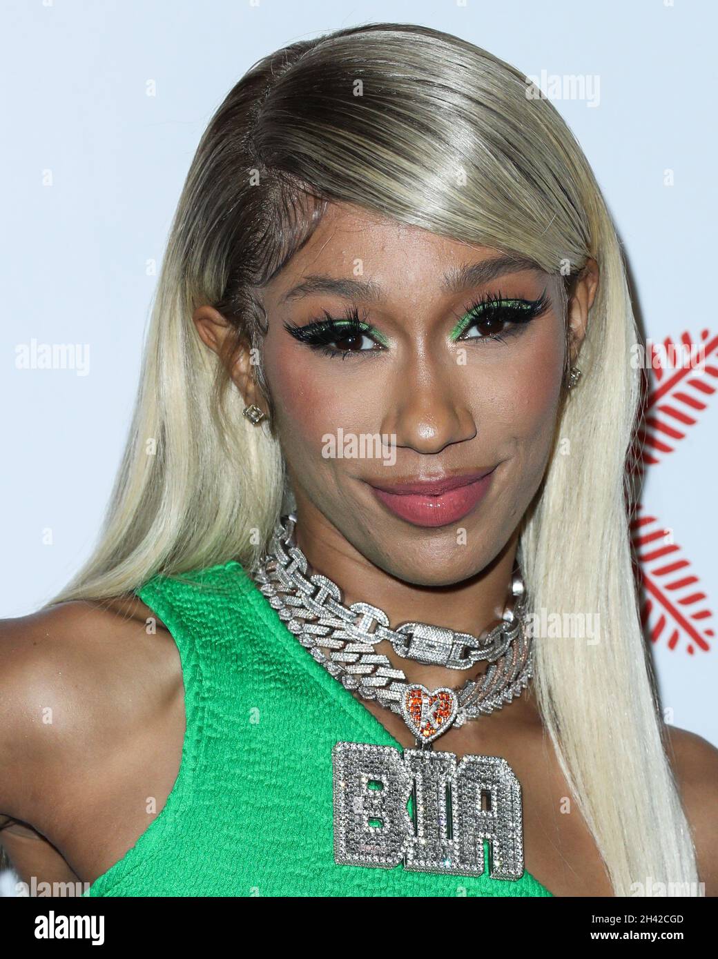 BEL AIR, LOS ANGELES, CALIFORNIA, USA - OCTOBER 30: Rapper BIA (Bianca ...