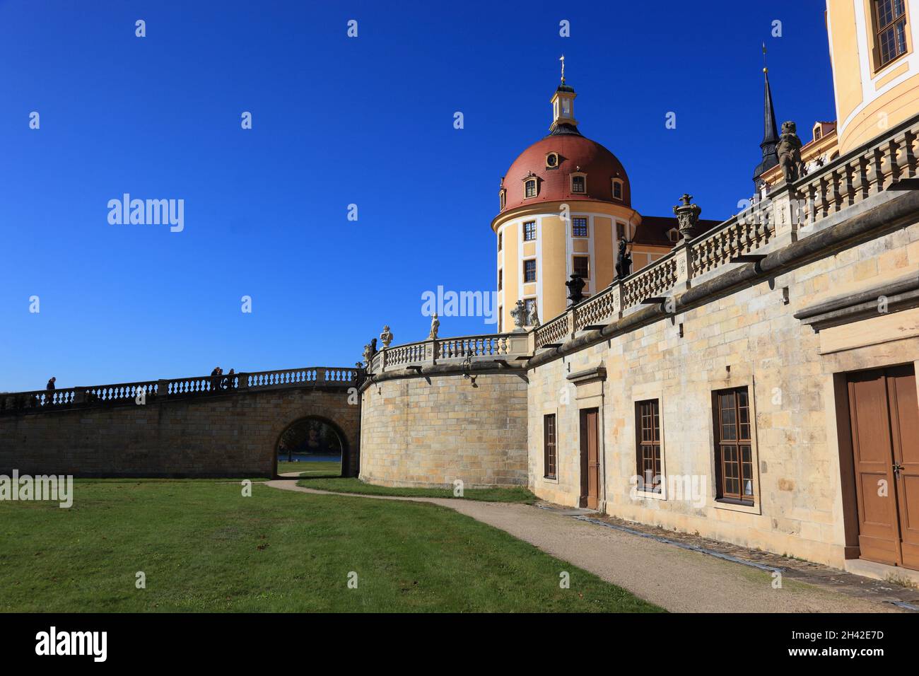 Schloss Moritzburg, nahe Dresden, Sachsen, Deutschland / Moritzburg ...