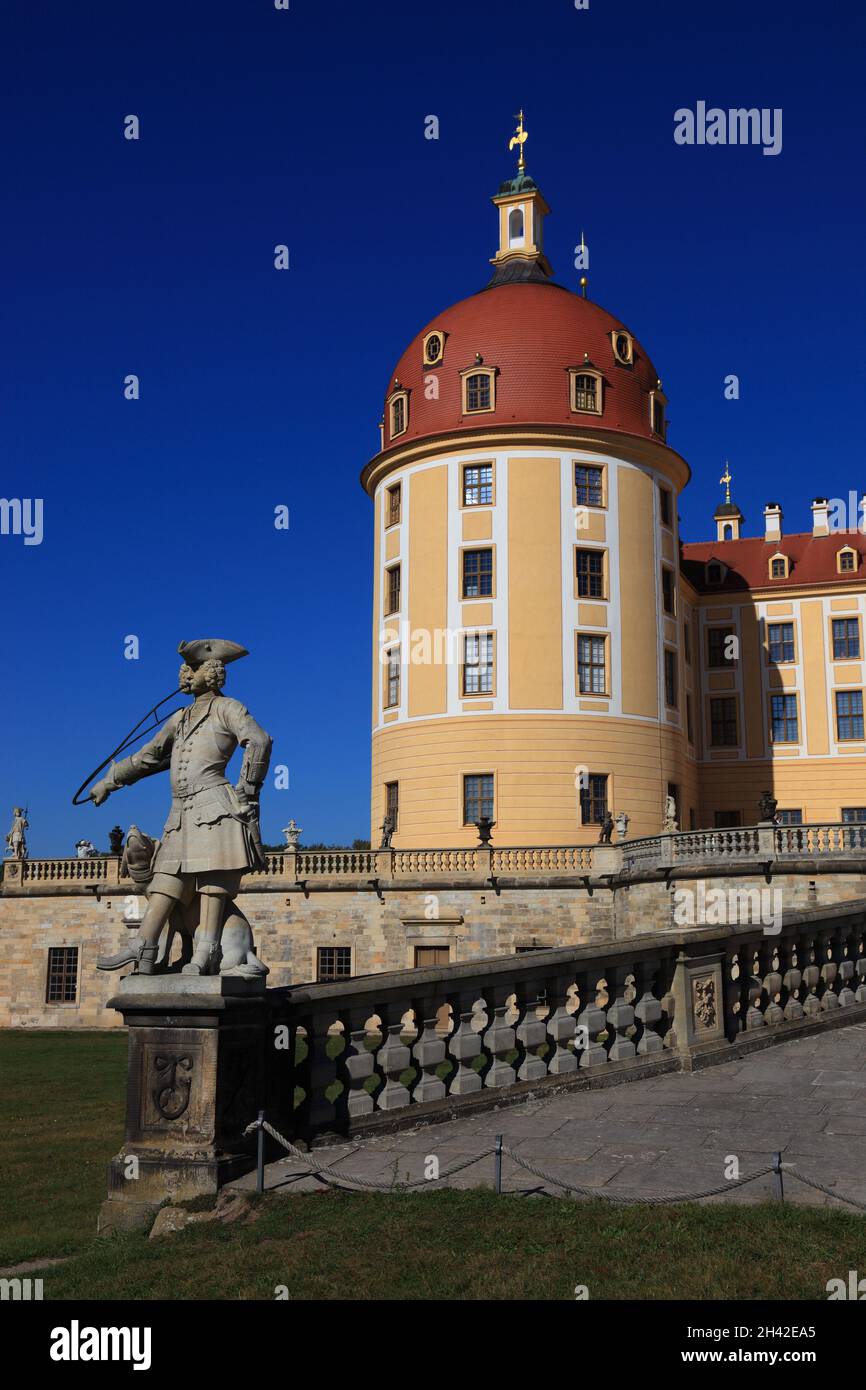 Schloss Moritzburg, nahe Dresden, Sachsen, Deutschland / Moritzburg ...