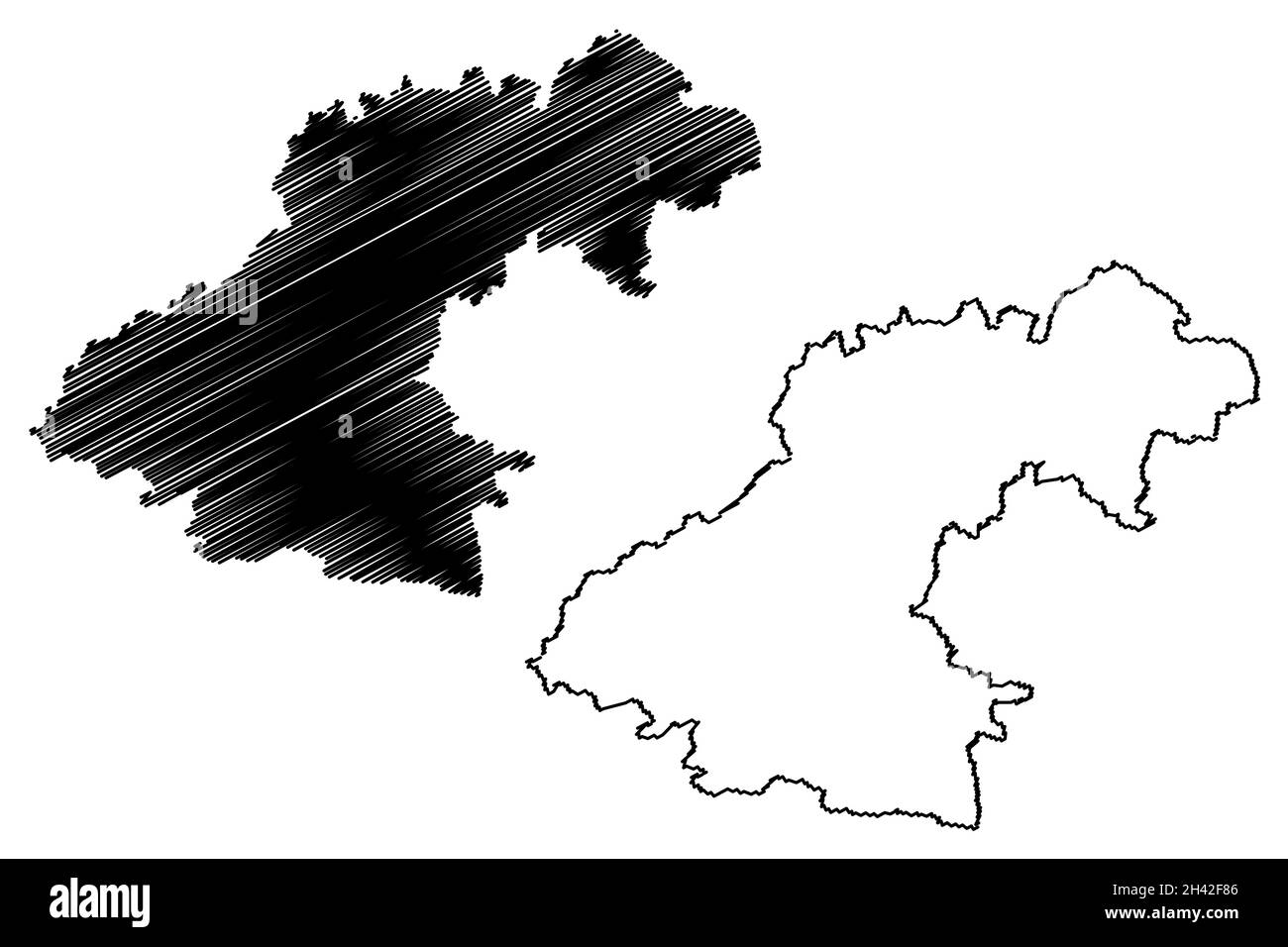 Ratlam district (Madhya Pradesh State, Ujjain division, Republic of ...