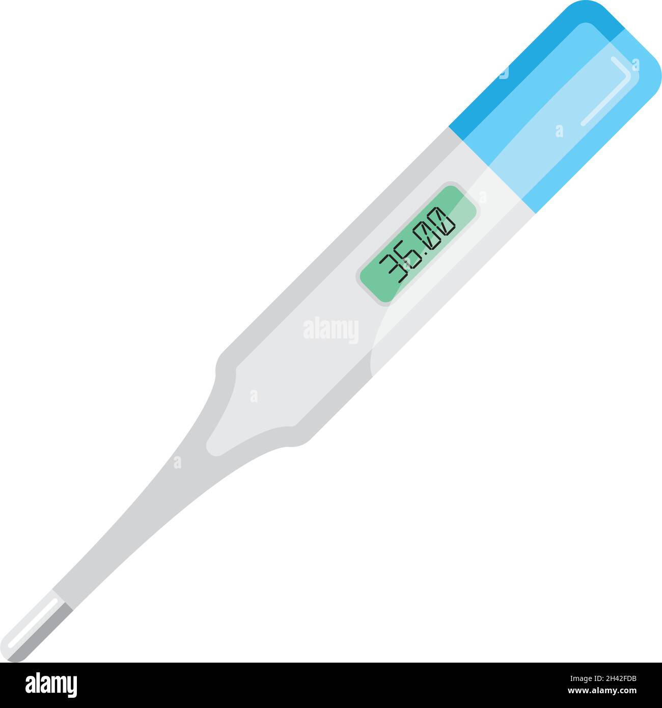 digital thermometer device medical icon Stock Vector Image & Art - Alamy