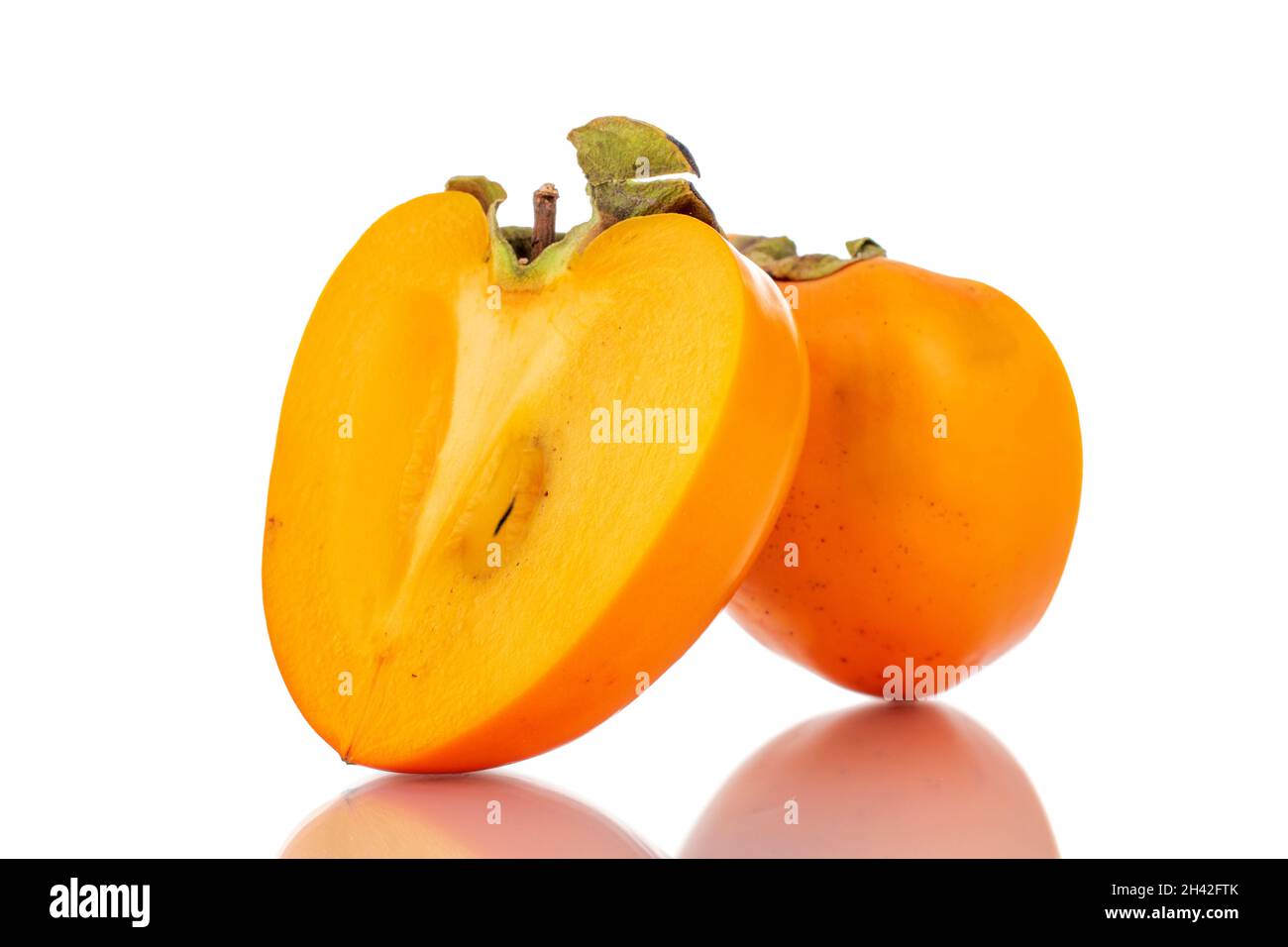 Persimmon yellow color fruits hi-res stock photography and images - Alamy