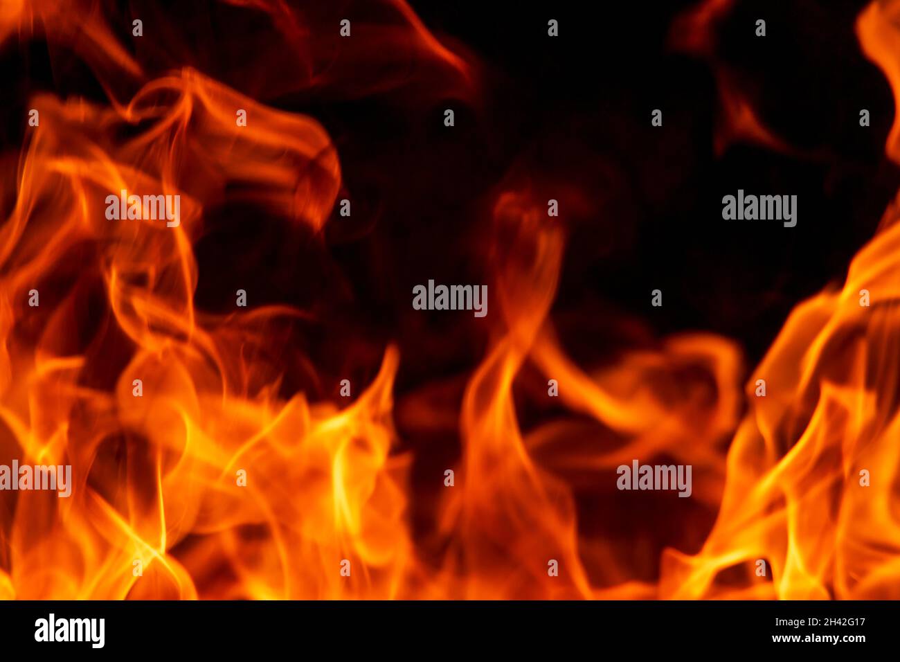 Abstract flame, fire flame texture, background. Blurred moving tongues ...