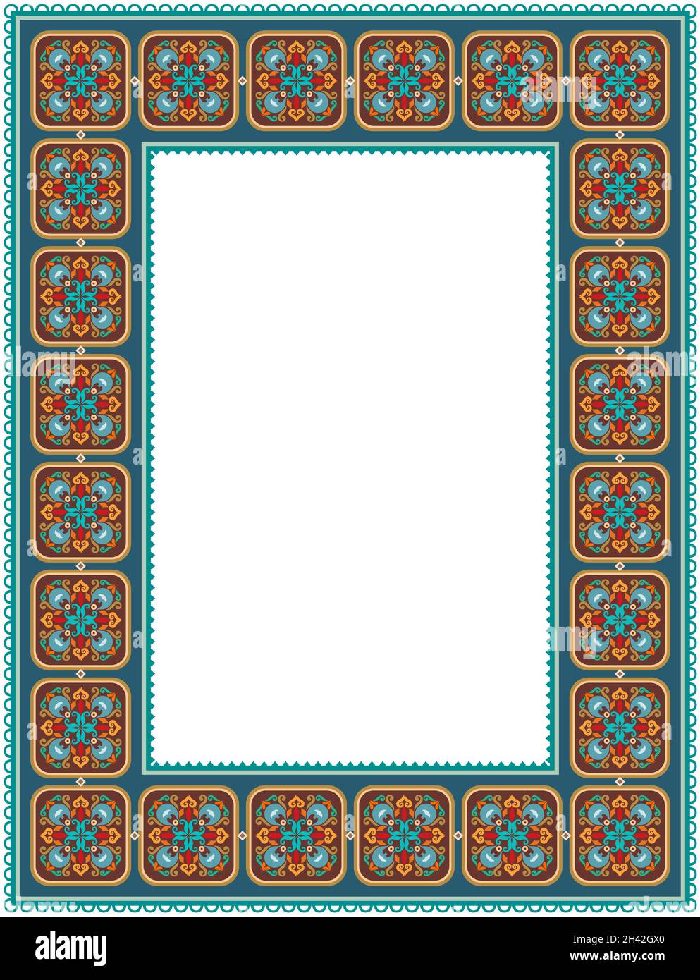 Vector abstract ornamental frame Stock Vector Image & Art - Alamy