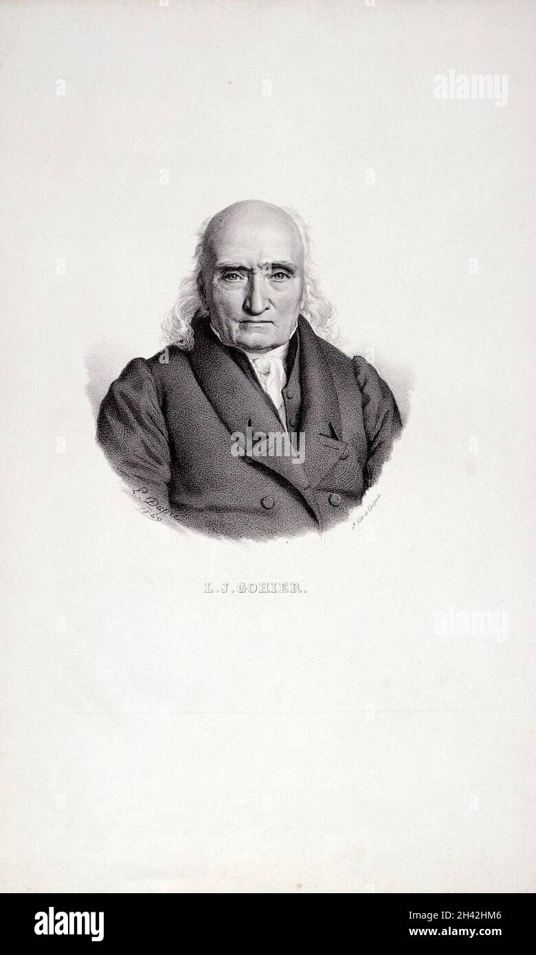 Louis-Jérôme Gohier (1746-1830) Lithograph by Louis Dupré, 1829 Stock ...