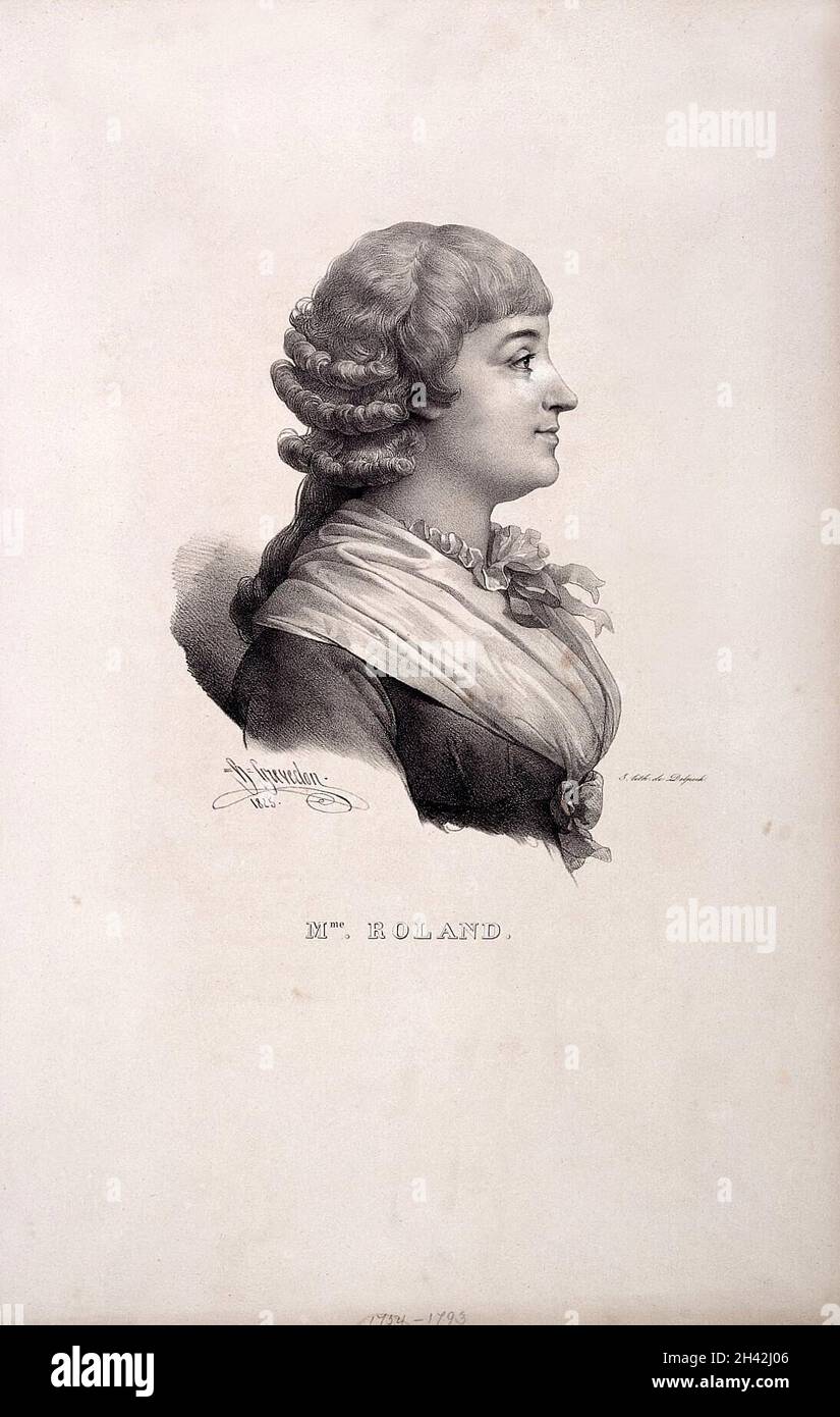 Marie jeanne philipon roland hi-res stock photography and images - Alamy