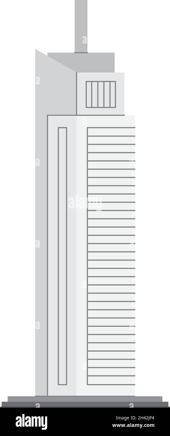 Cayan Tower UAE building icon Stock Vector Image & Art - Alamy