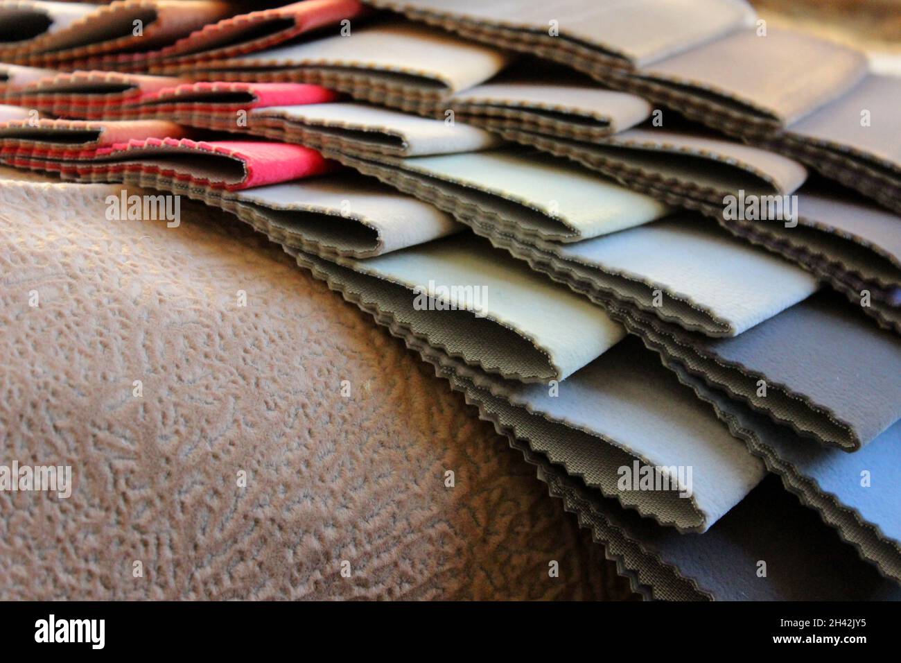 Samles organic fabrics:linen,cotton,satin.Natural texture background ...