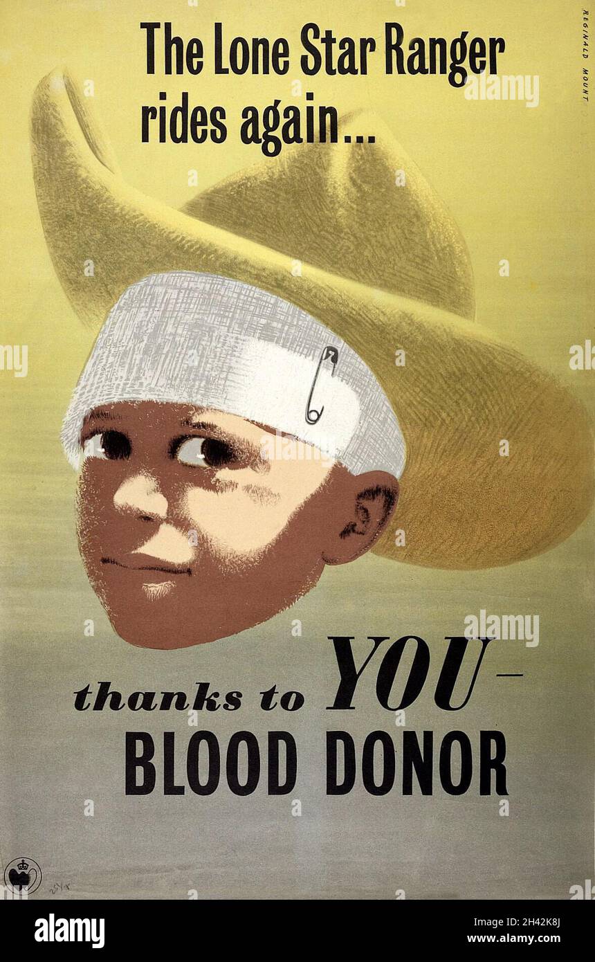 A boy with a wounded head, indicating the need for blood donations ...
