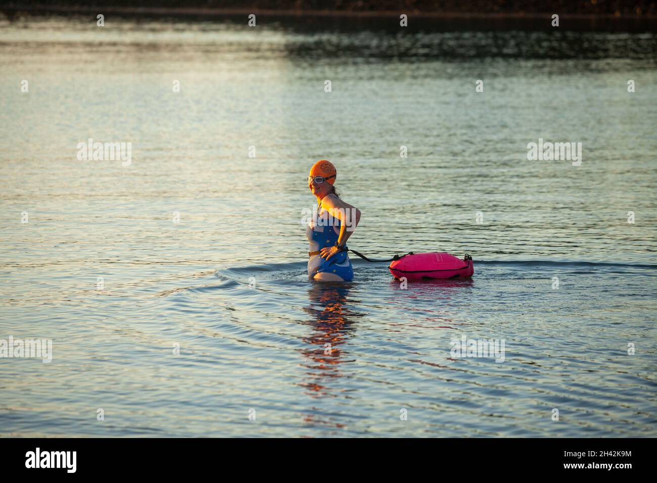 Waist deep in a water hi-res stock photography and images - Alamy