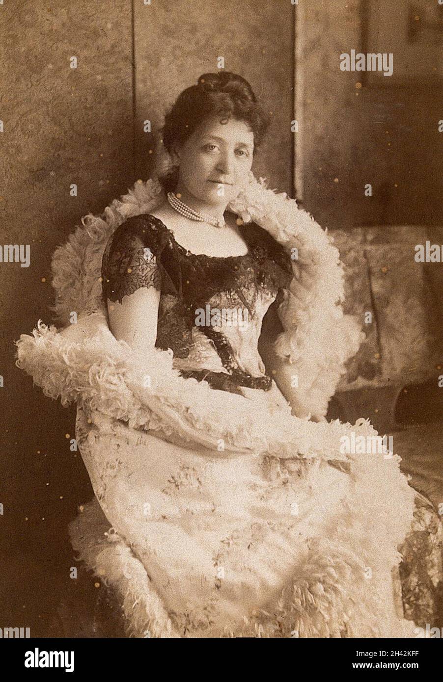 Mrs French Sheldon. Photograph by Elliott & Fry Stock Photo - Alamy