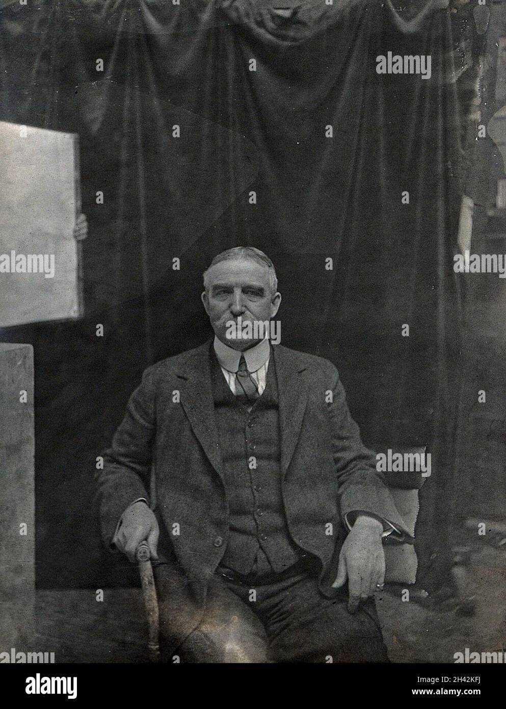 Sir Henry Solomon Wellcome. Photograph, 1913 Stock Photo - Alamy