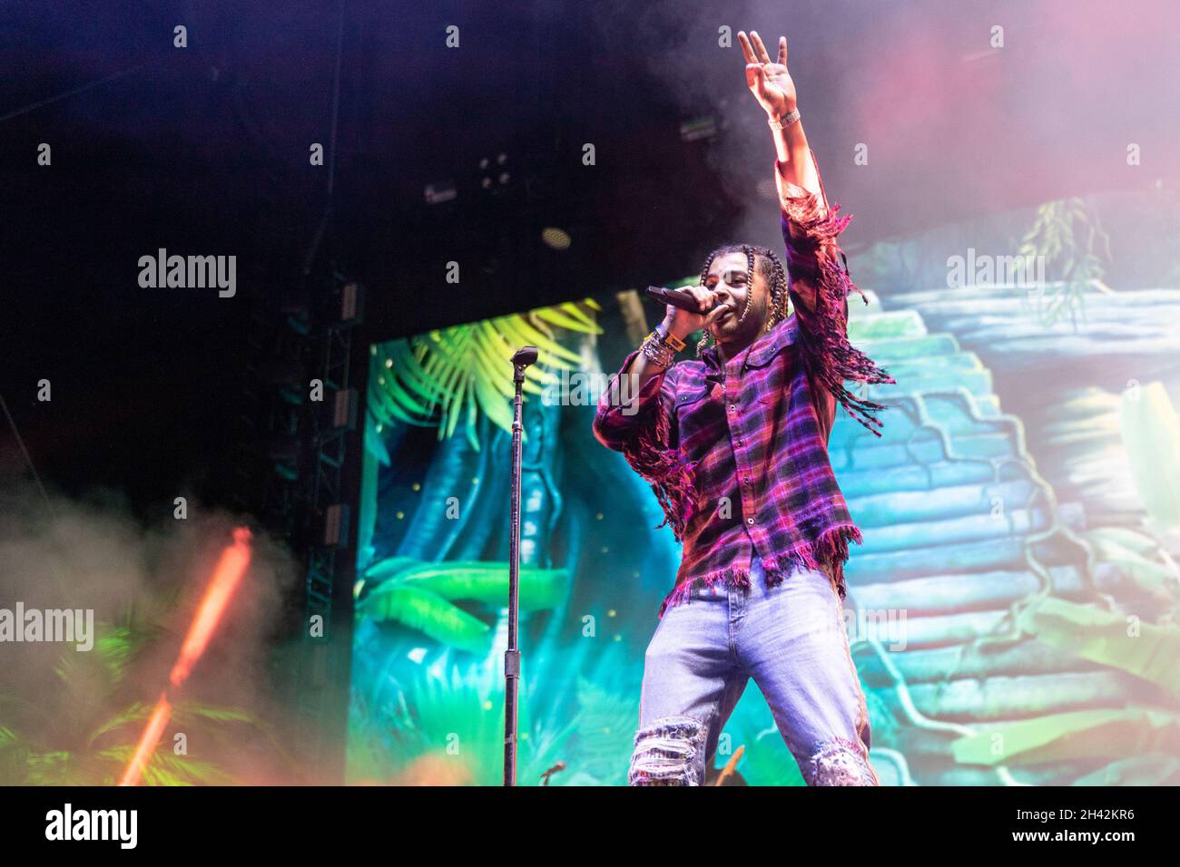 24kGoldn (Golden Landis Von Jones) during the Outside Lands Music ...