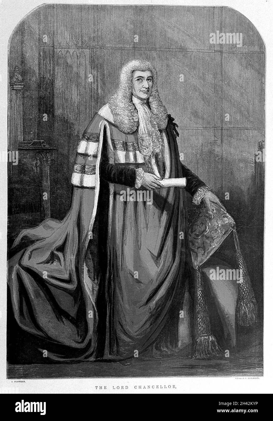 Portrait of Lord Cranworth Stock Photo - Alamy