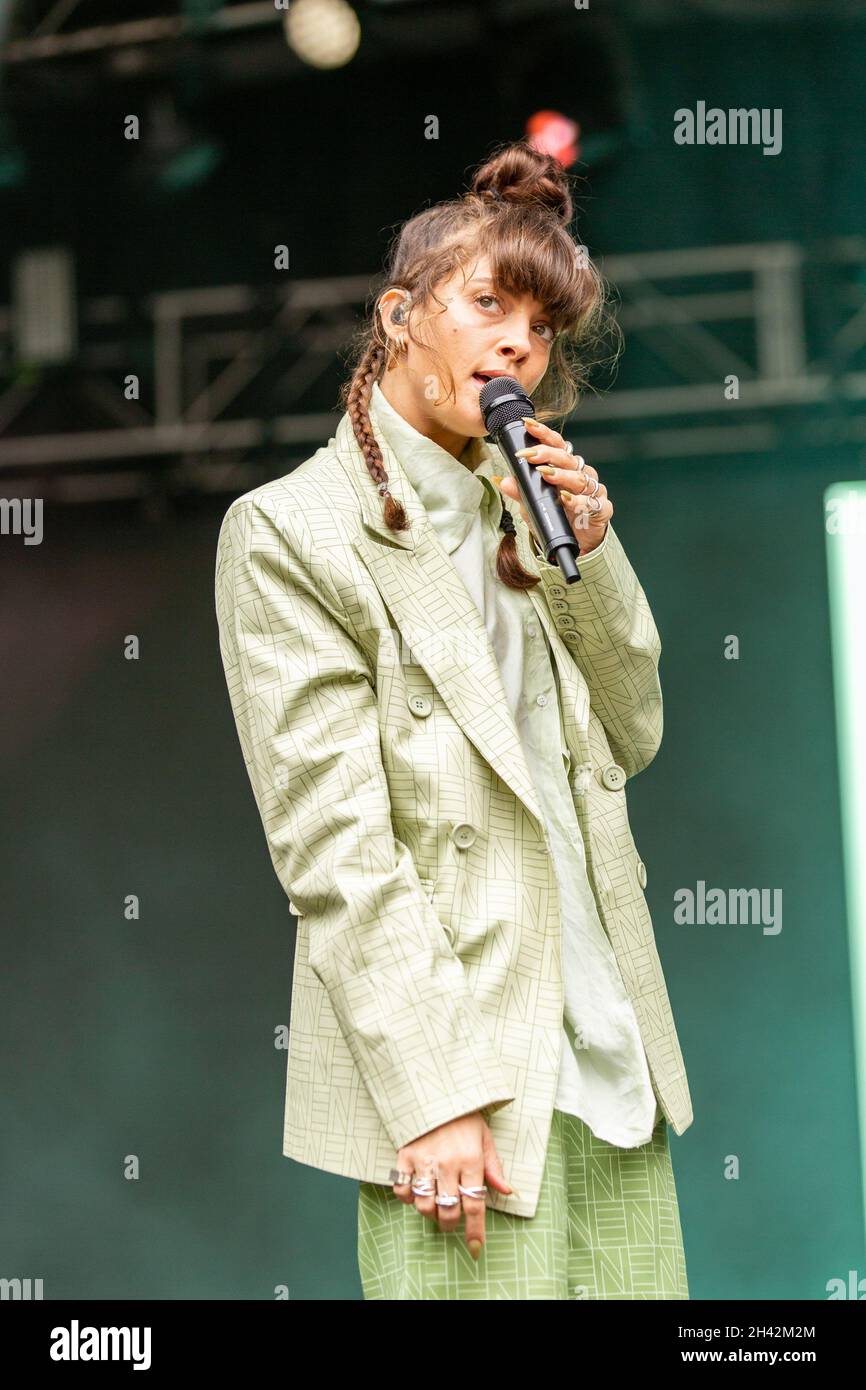 Noga Erez during the Outside Lands Music Festival on October 30, 2021 ...