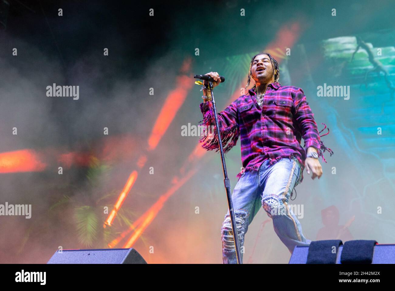24kGoldn (Golden Landis Von Jones) during the Outside Lands Music ...