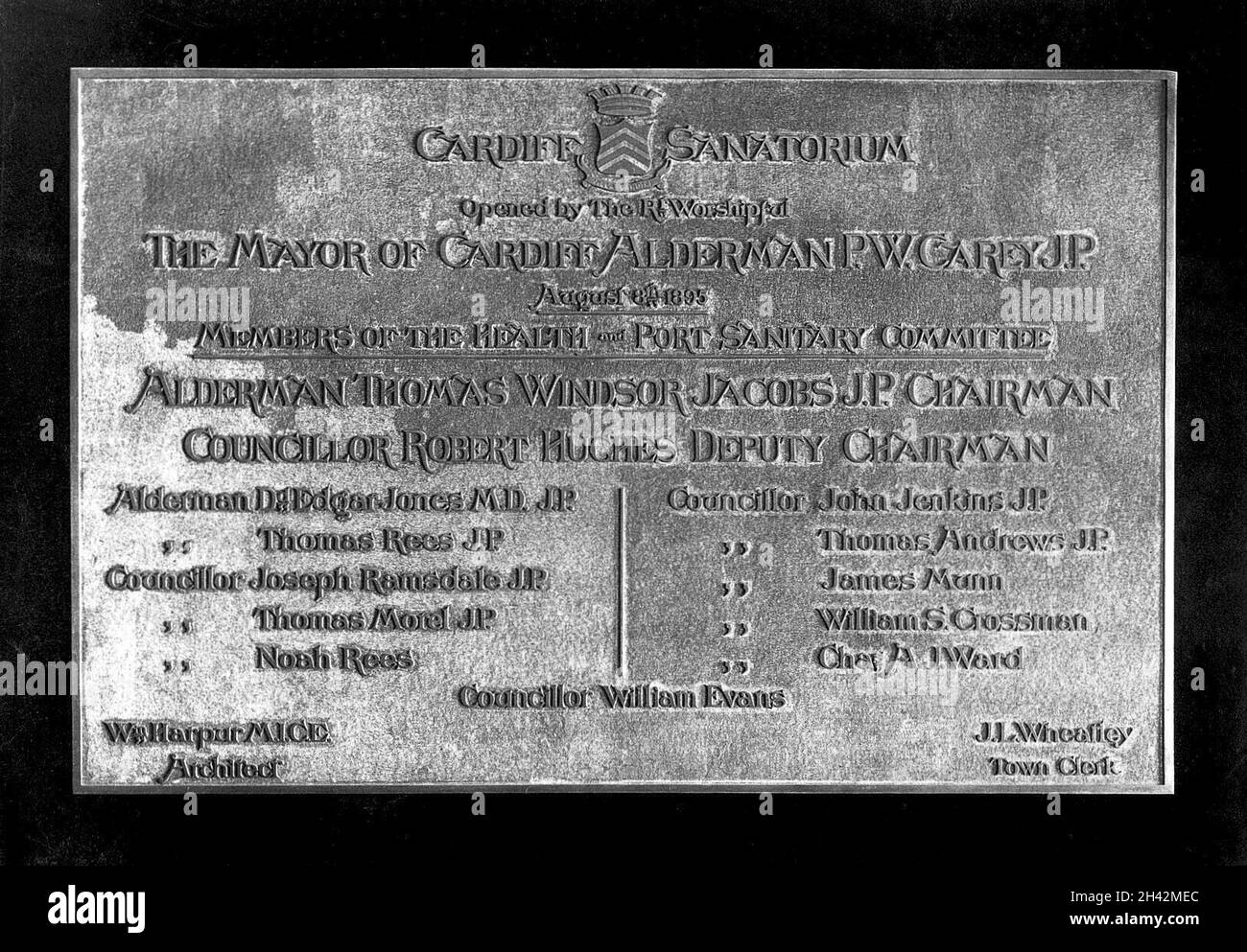Plaque opening Black and White Stock Photos & Images - Alamy