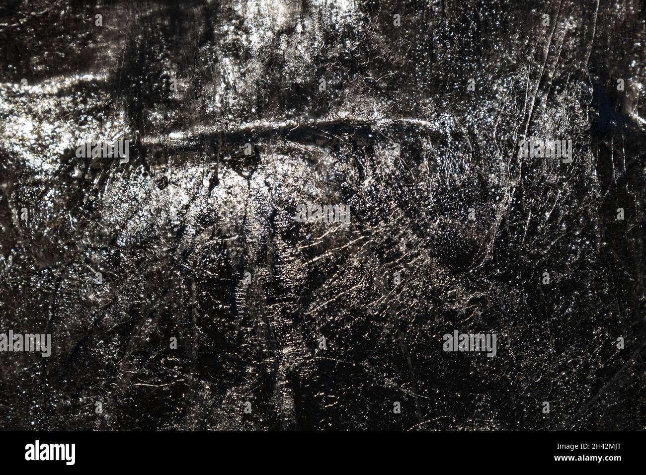 Transparent ice surface texture and pattern. Frosty background. Icing ...