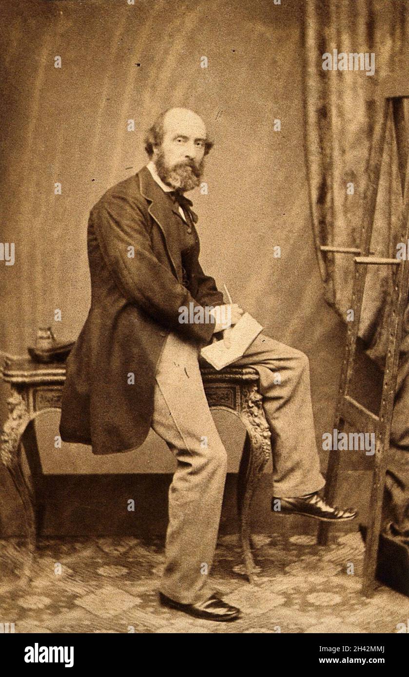 Charles West Cope. Photograph by Maull & Polyblank Stock Photo - Alamy