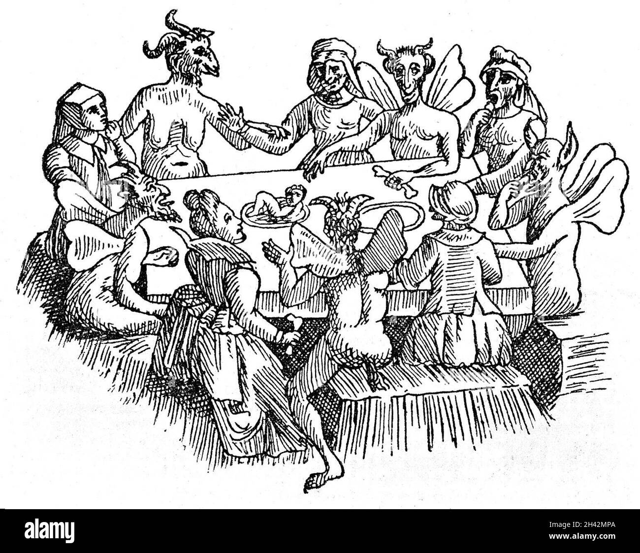 Devil religion Black and White Stock Photos & Images - Alamy