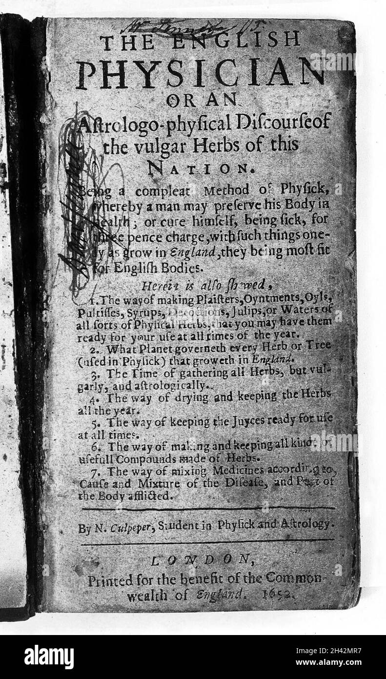 English botanical history Black and White Stock Photos & Images - Alamy