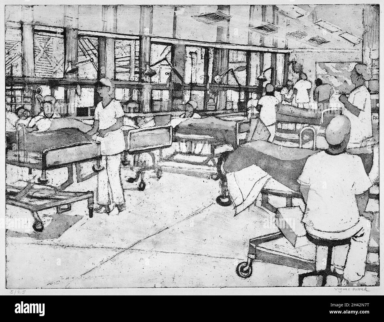The recovery room, in which patients recover from a surgical operation ...