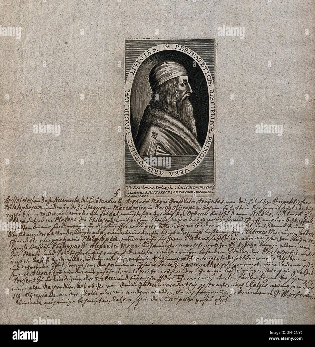 Aristotle engraving hi-res stock photography and images - Alamy