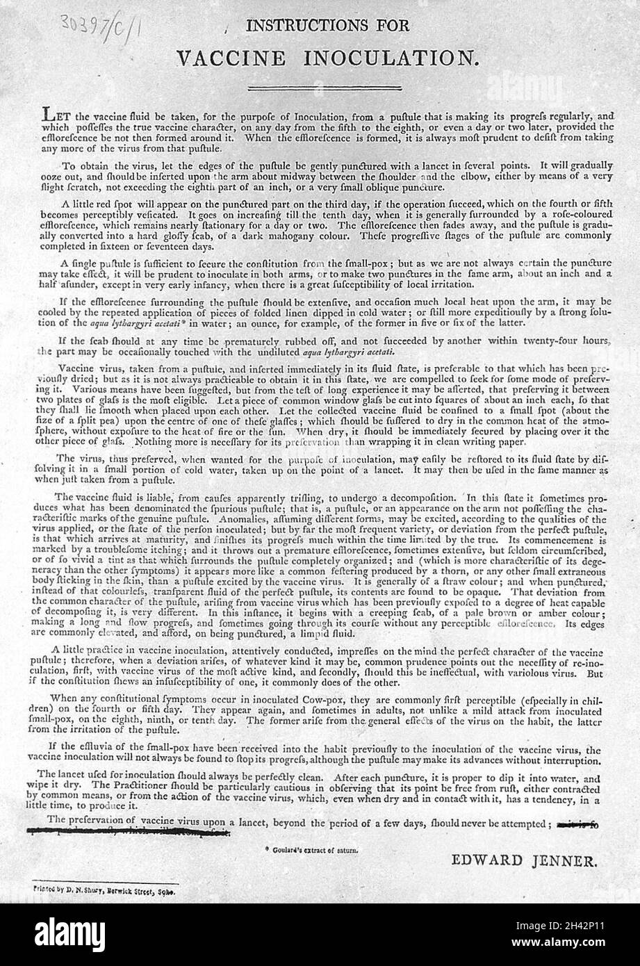 Instruction for vaccine inoculation Stock Photo - Alamy