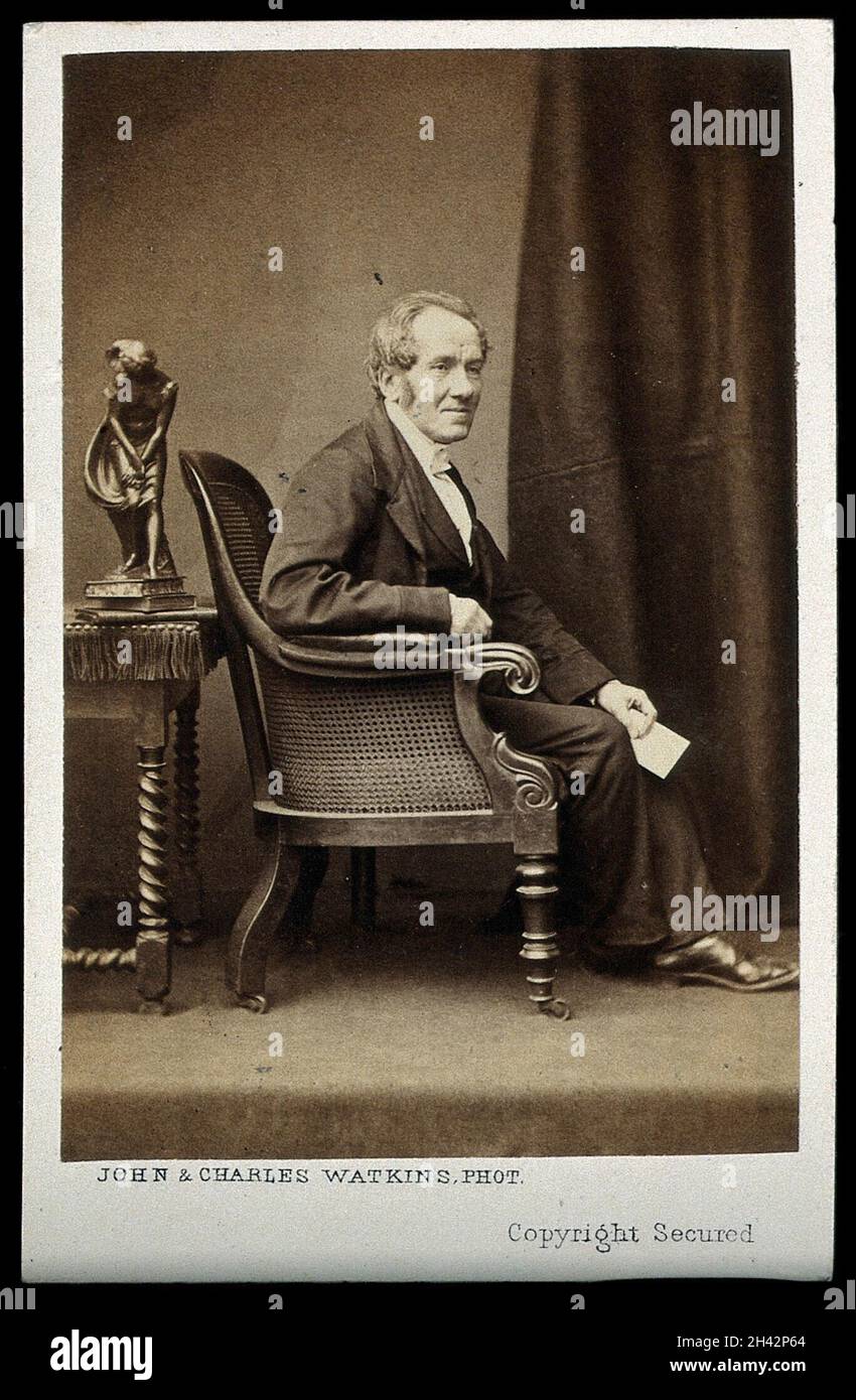 Henry Weekes. Photograph by John & Charles Watkins Stock Photo - Alamy