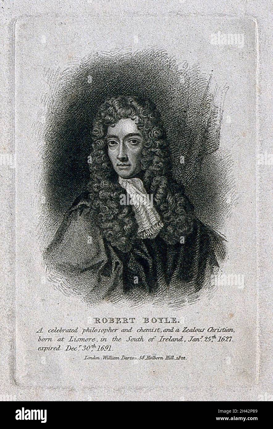 Portrait of The Honourable Robert Boyle (1627 - 1691), Irish natural ...