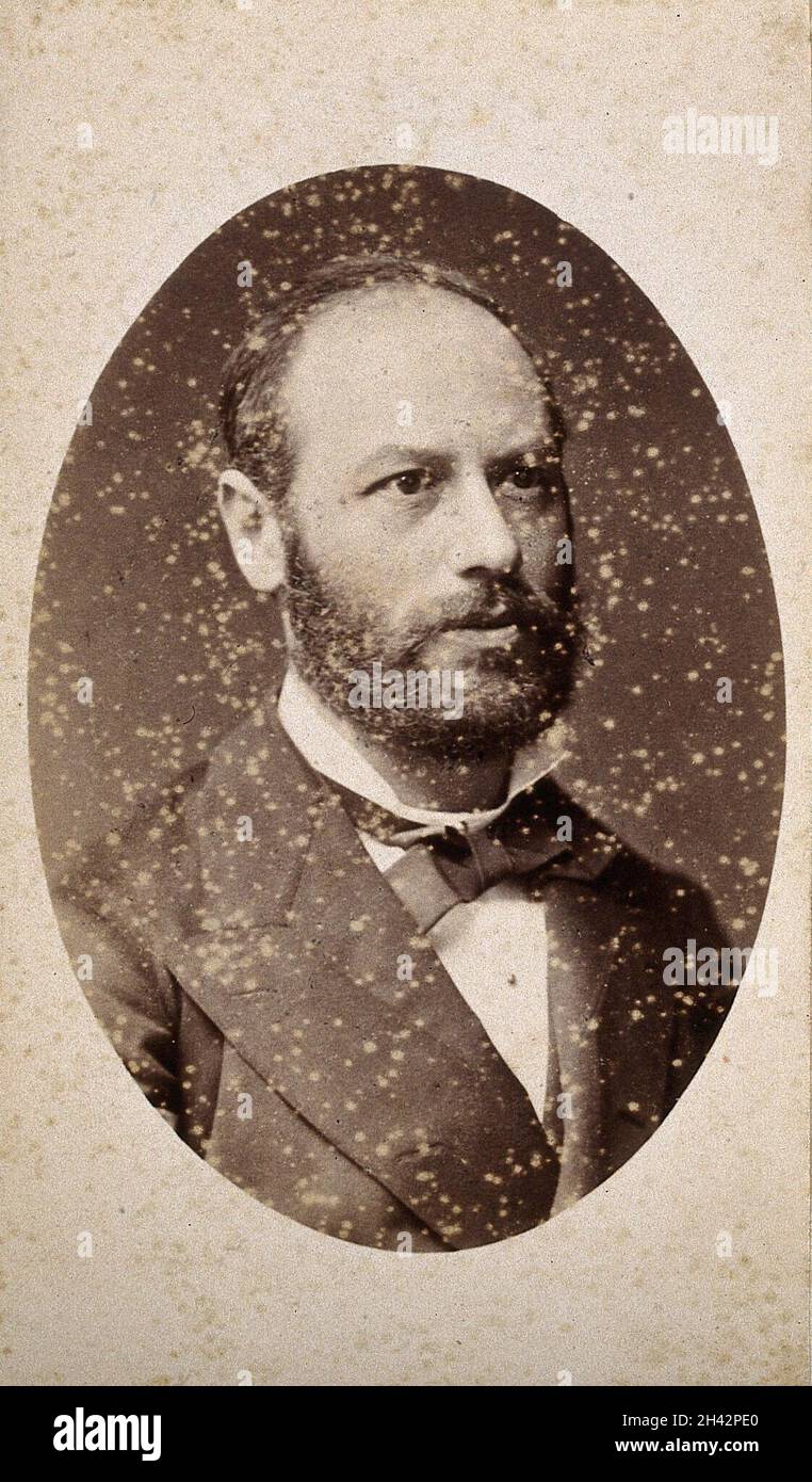 Moriz Kaposi. Photograph by Wilhelm Engel Stock Photo - Alamy