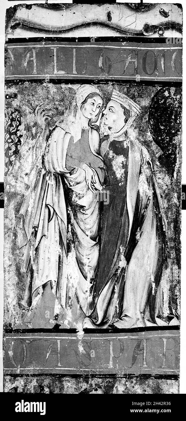 Blessed mary Black and White Stock Photos & Images - Alamy