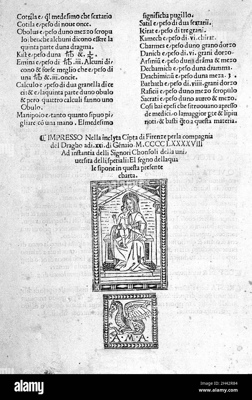 Colophon hi-res stock photography and images - Alamy