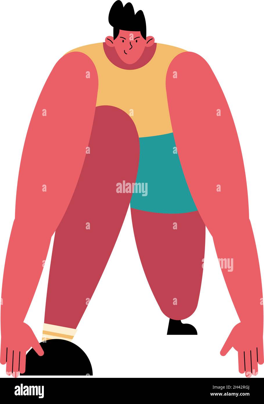 Start pose Stock Vector Images - Alamy