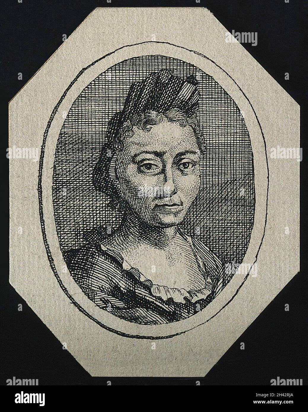 Maria Sybilla Merian. Line engraving Stock Photo - Alamy