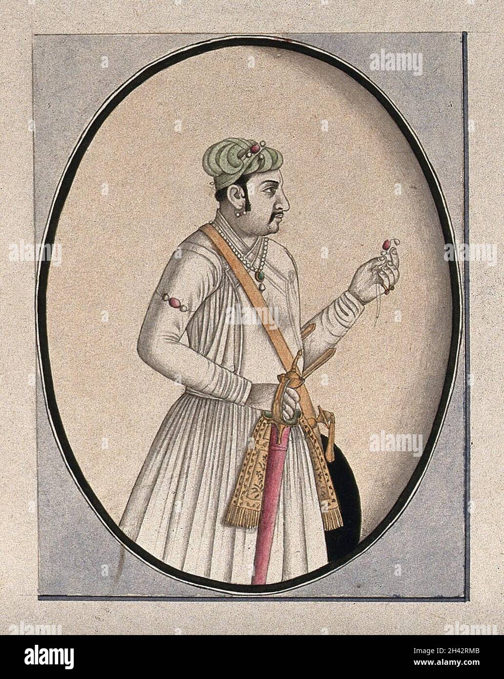 Mughal courtier hi-res stock photography and images - Alamy