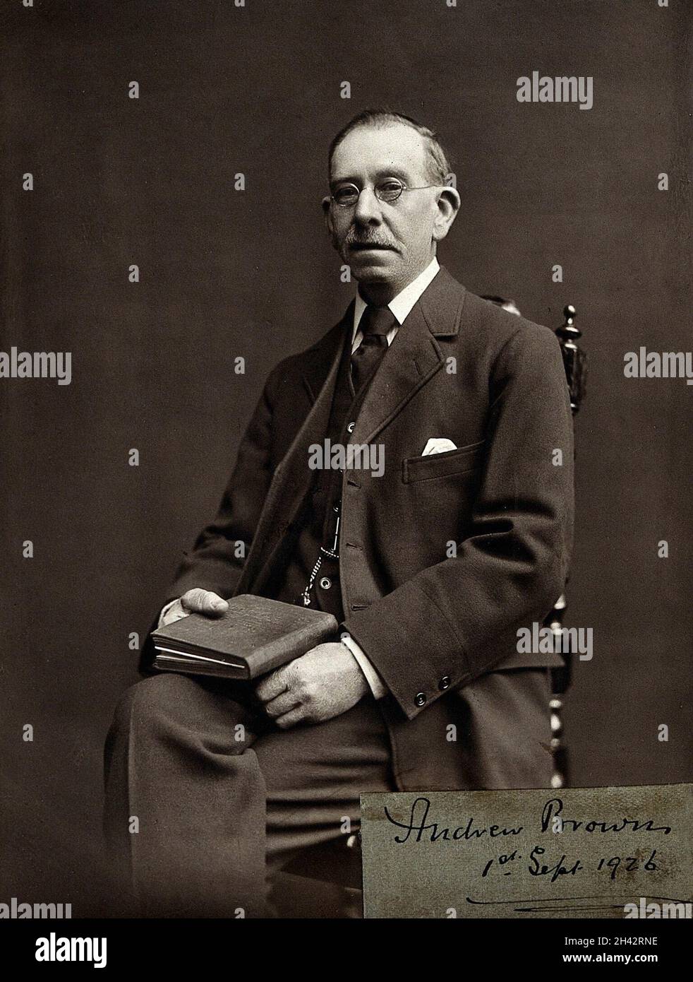 Andrew Brown. Photograph, 1926 Stock Photo - Alamy