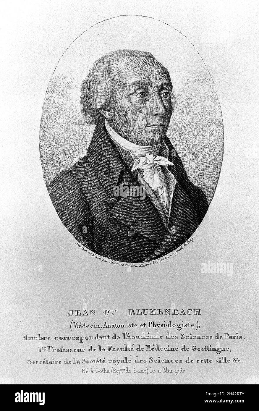Johann friedrich blumenbach hi-res stock photography and images - Alamy