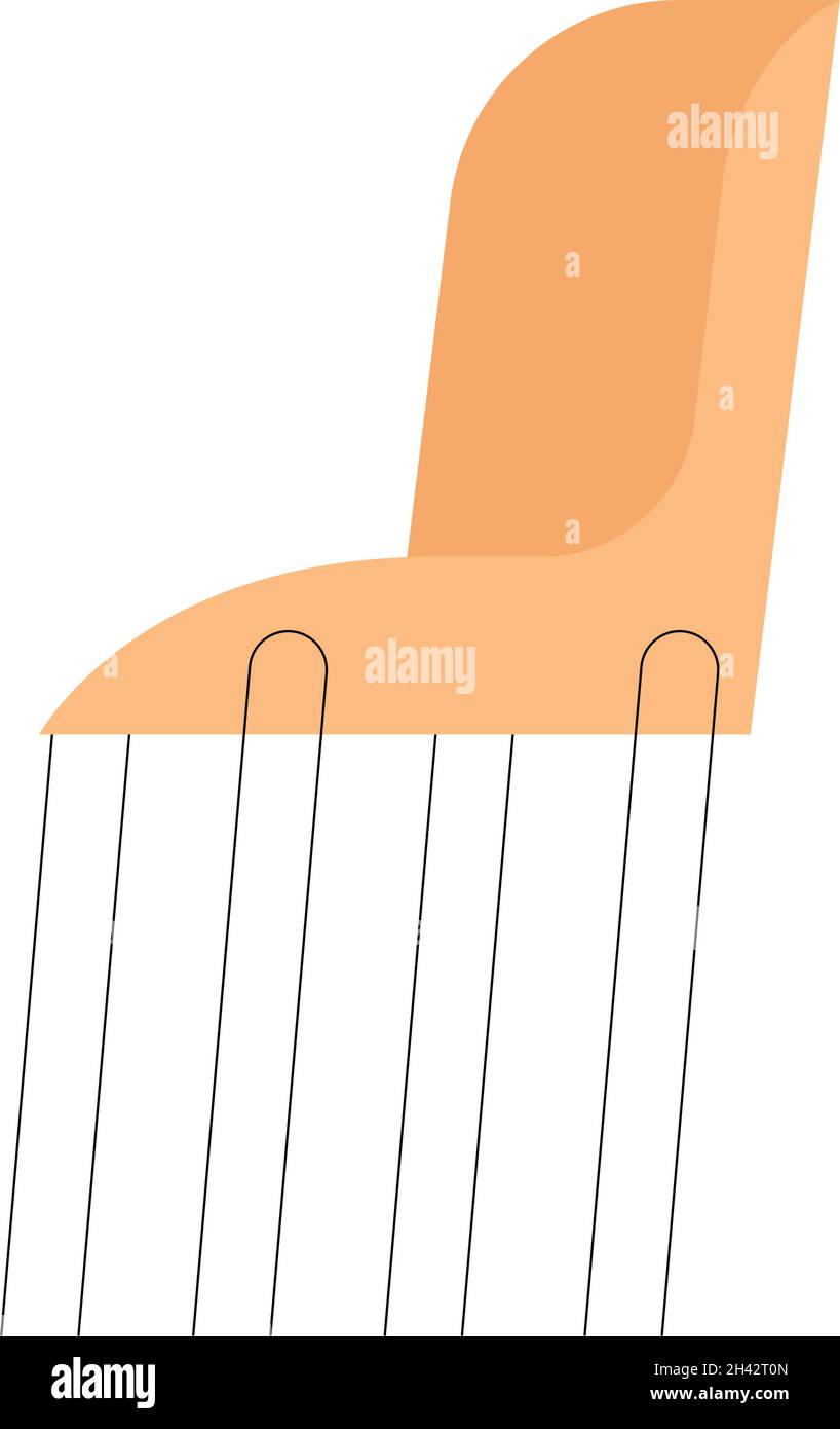 yellow home chair furniture icon Stock Vector Image & Art - Alamy