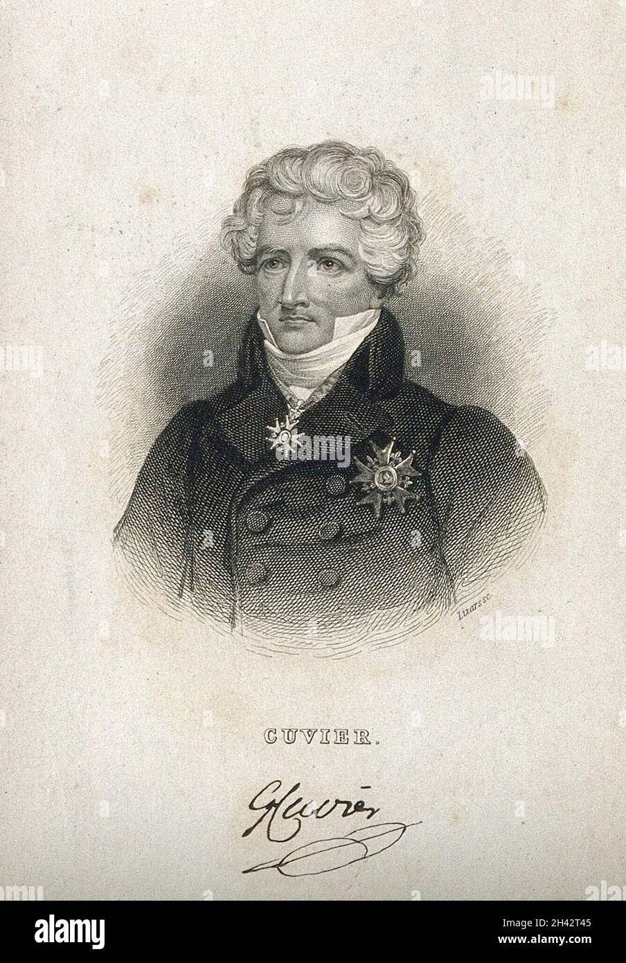 Georges-Léopold-Chrétien-Frédéric-Dagobert, Baron Cuvier Stock Photo ...