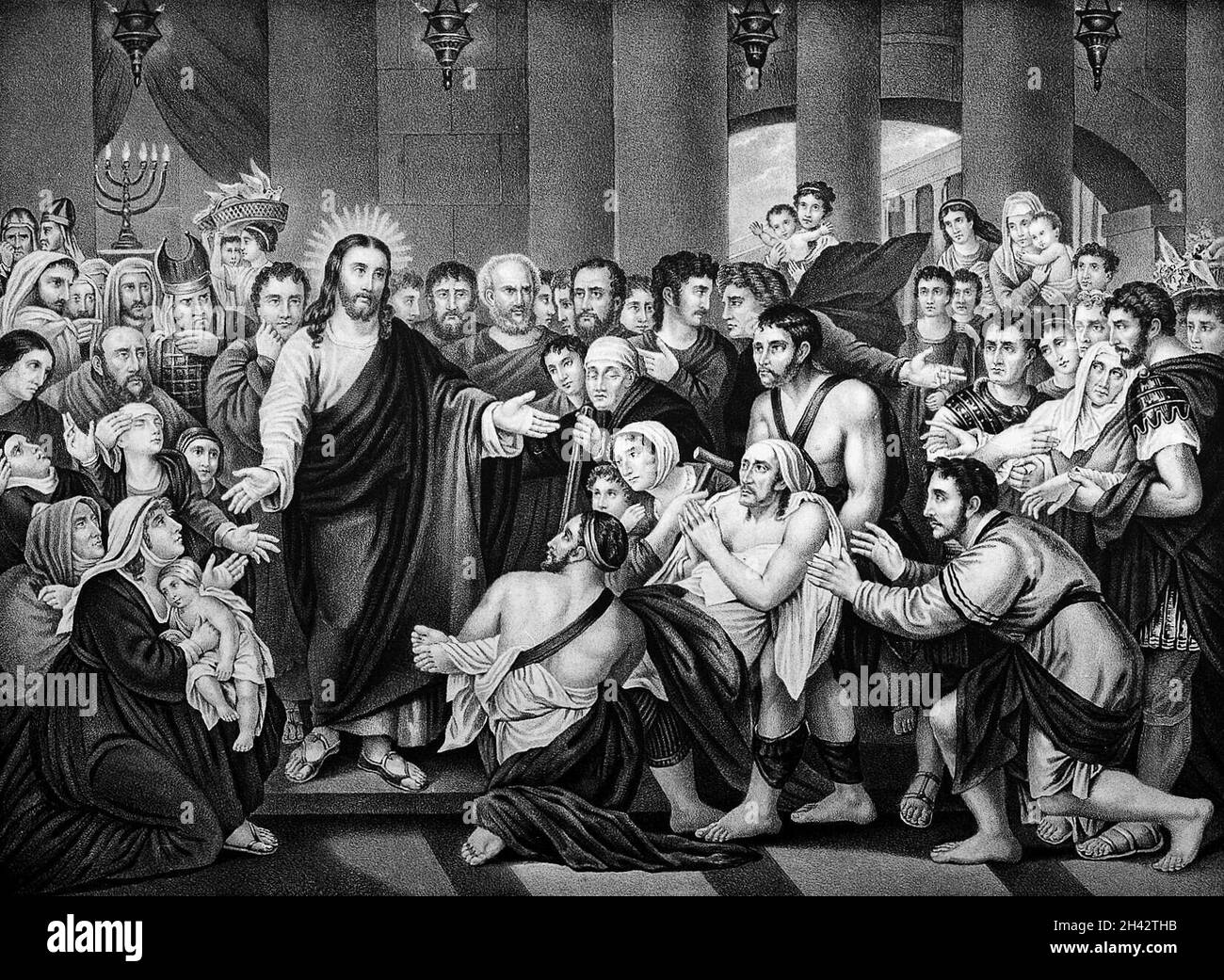 Benjamin west christ hi-res stock photography and images - Alamy