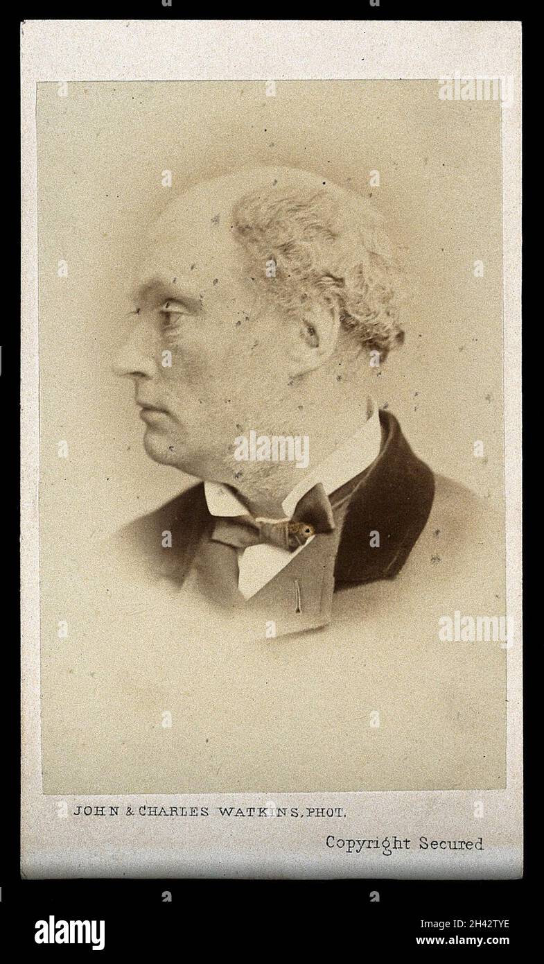 Daniel Maclise. Photograph by John & Charles Watkins Stock Photo - Alamy