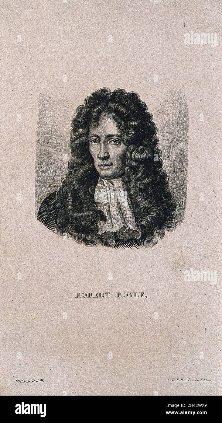 Portrait of The Honourable Robert Boyle (1627 - 1691), Irish natural ...