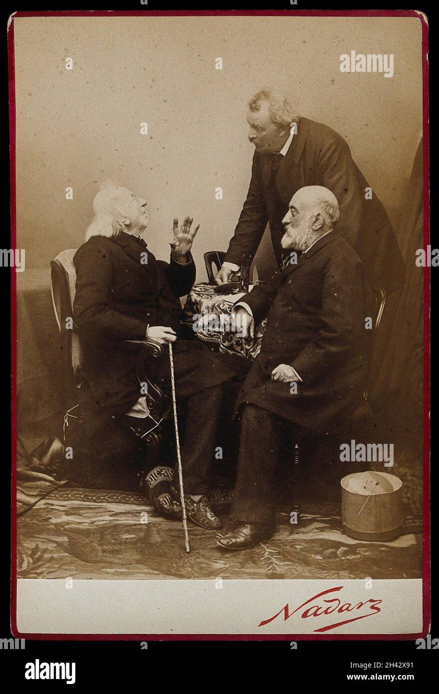 M.E. Chevreul. Photograph by Nadar Stock Photo - Alamy