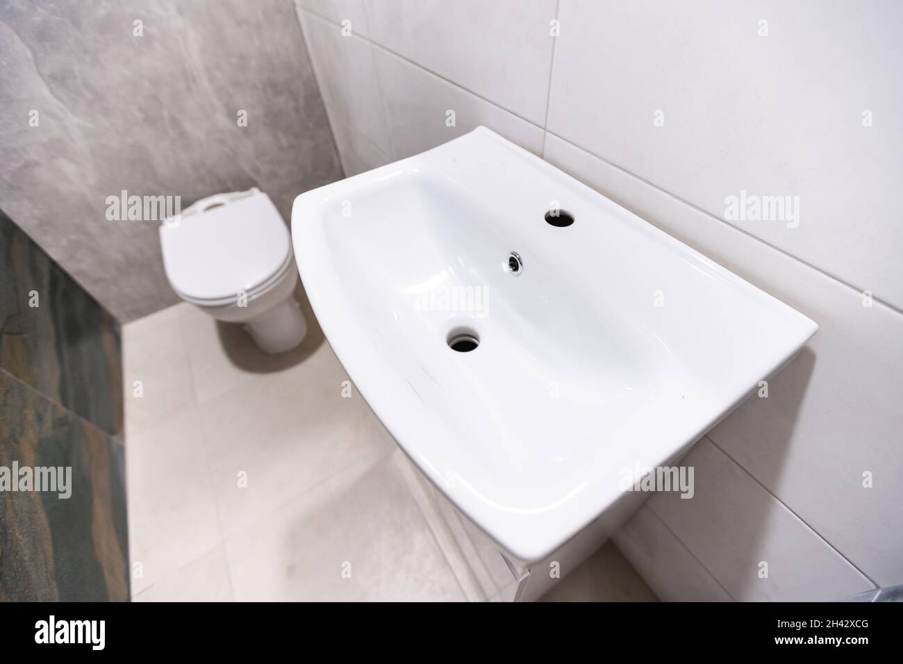 High rise toilet hi-res stock photography and images - Alamy