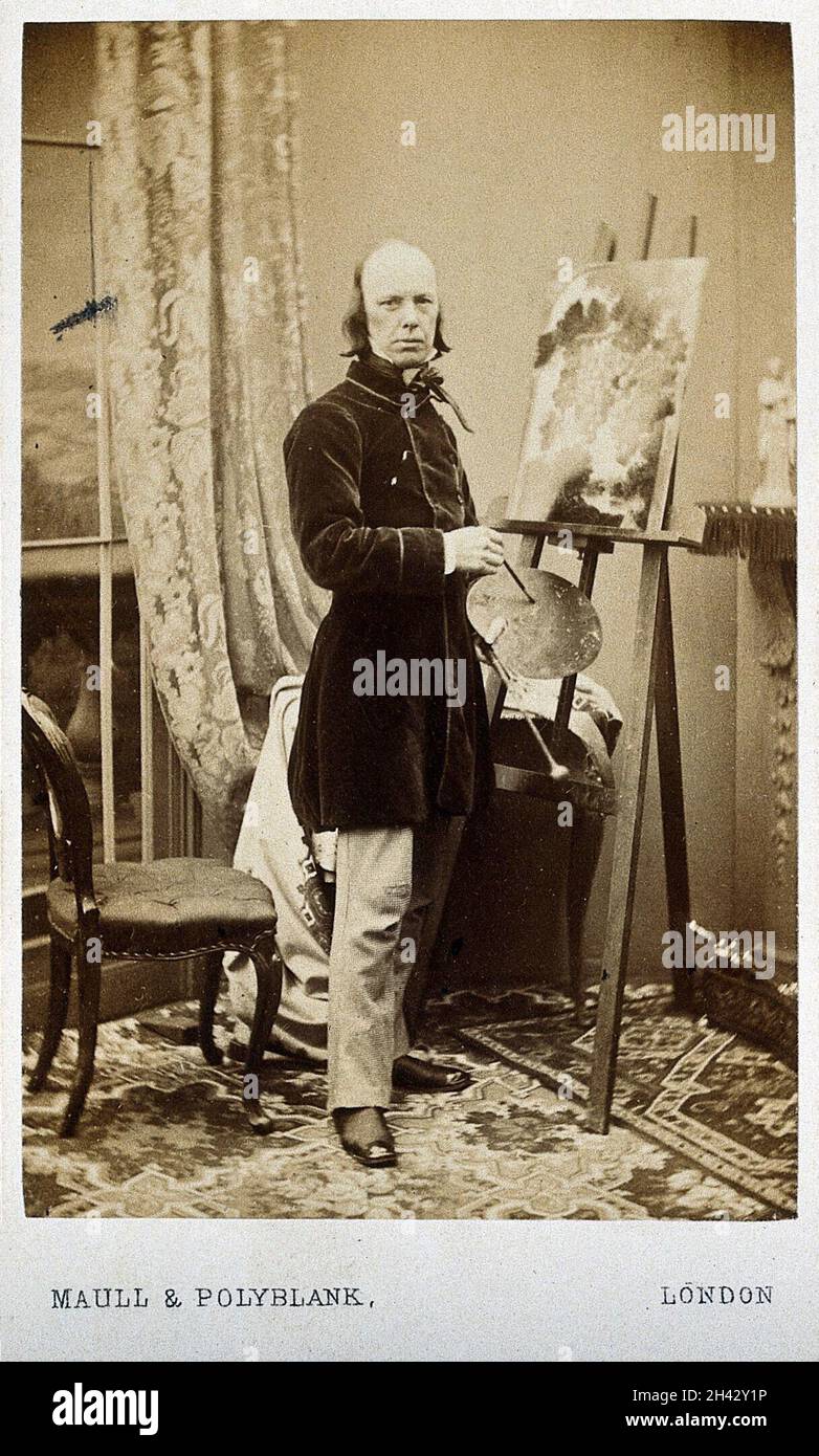 George Lance. Photograph by Maull & Polyblank Stock Photo - Alamy