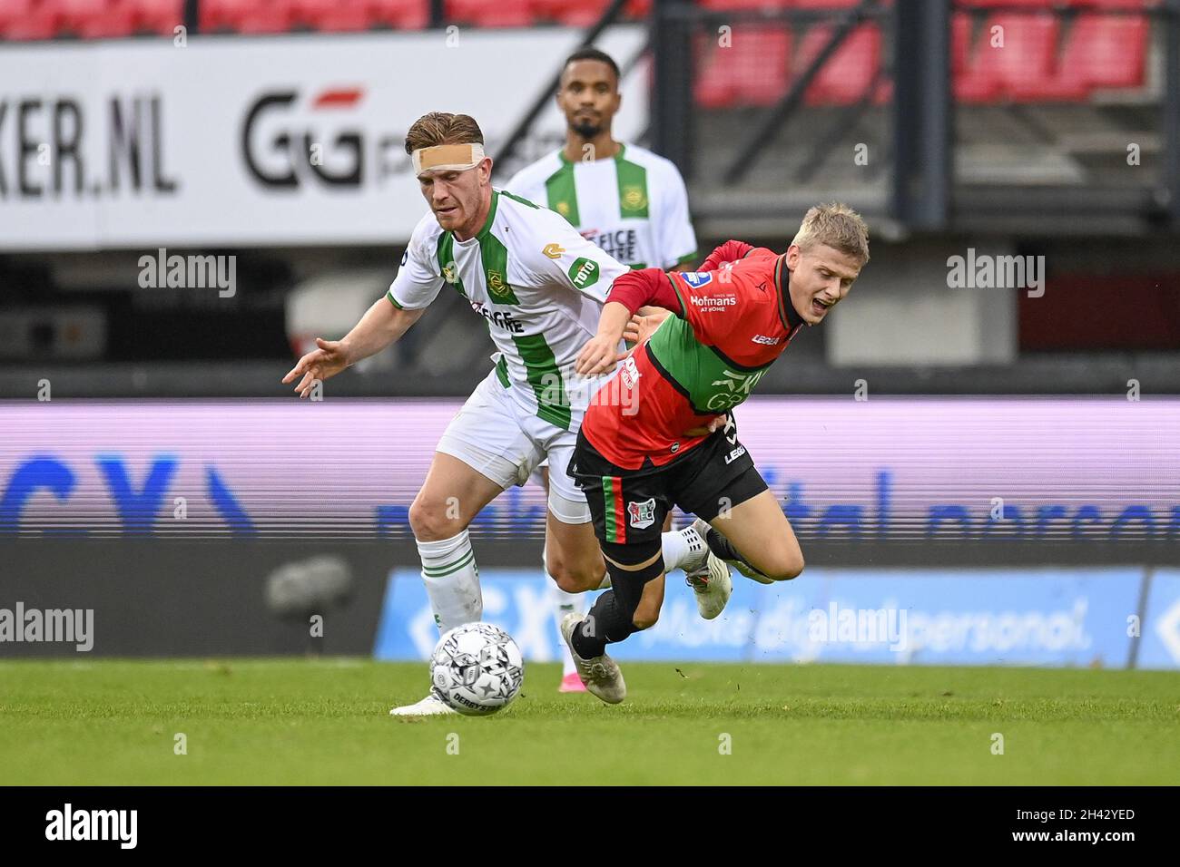 NIJMEGEN, 31-10-2021, Goffertstadion, Dutch Eredivisie Football, season 2021 / 2022, NEC ...