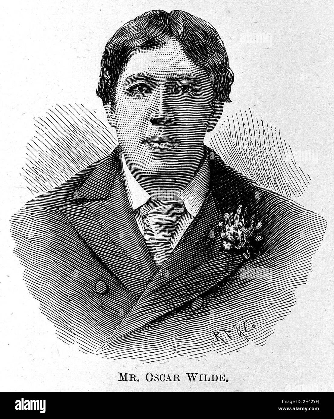 Portrait of Oscar Wilde Stock Photo - Alamy